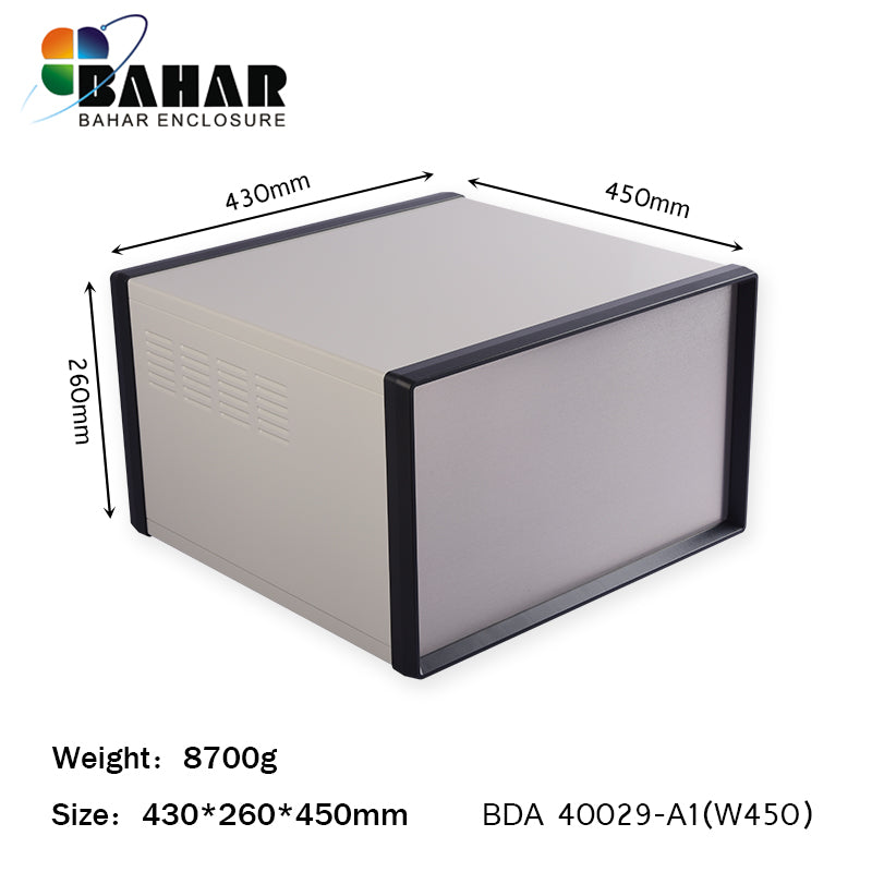 Metal Enclosure BDA 40029 - W450 | 430 x 260 x 450 mm